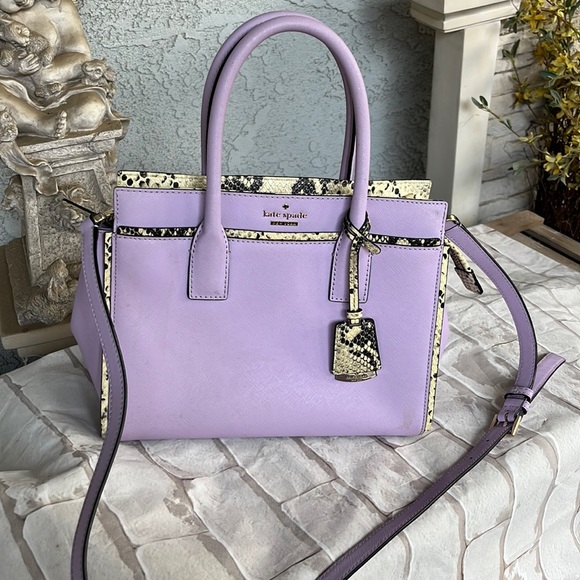 kate spade | Bags | Kate Spade Handbag And Crossbody Lavender With ...